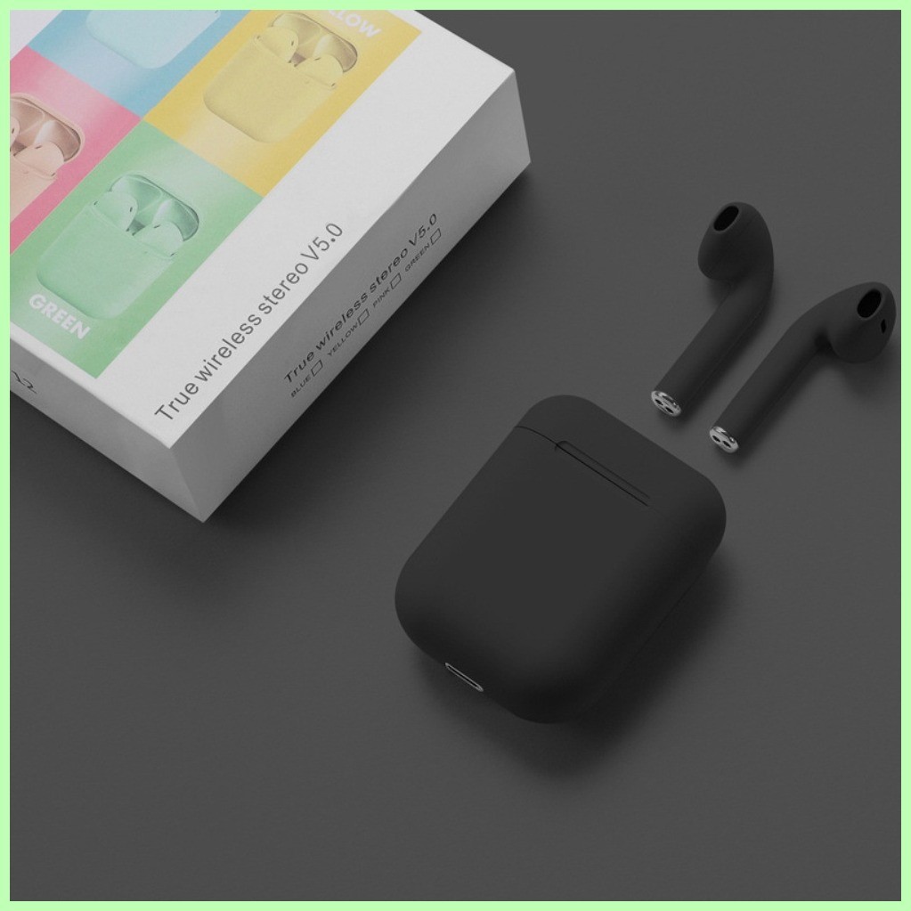 ⊟ ⚳ ∆ TWS I12 Bluetooth Earphone Touch Wireless Headphone Bluetooth5.0 ...