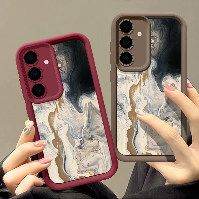 Watercolor Oil Painting Soft TPU Case For Samsung Galaxy A55 A16 A15 ...