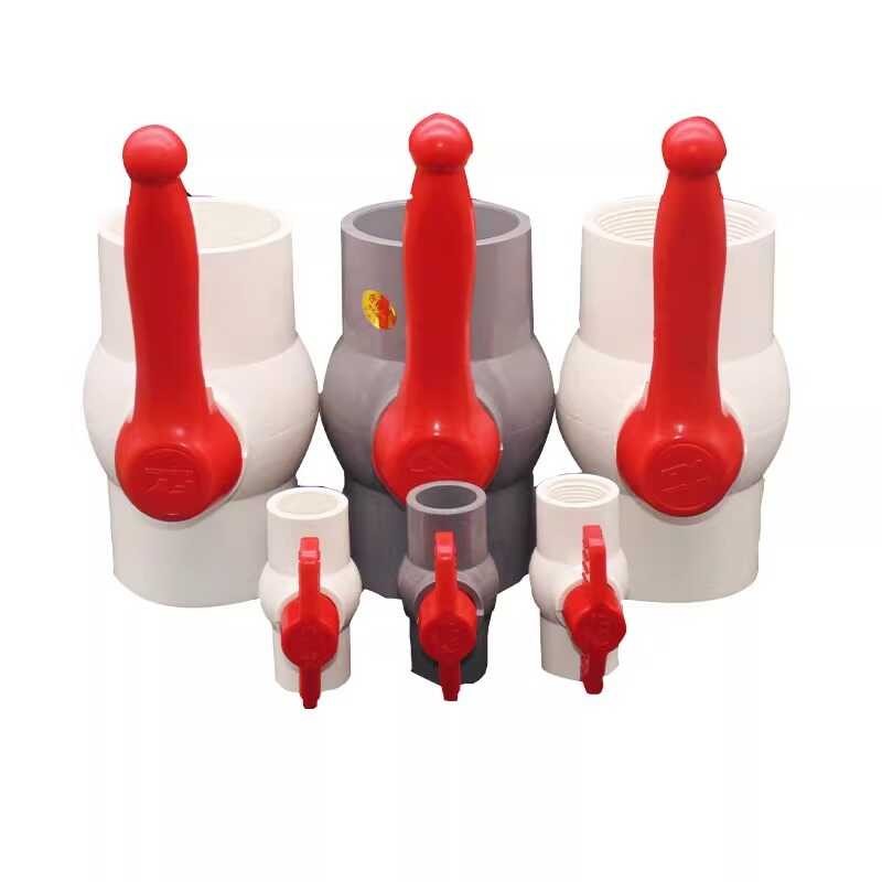 PVC Ball Valve Drainage Pipe Valve Water Supply Switch Water Stop Valve ...