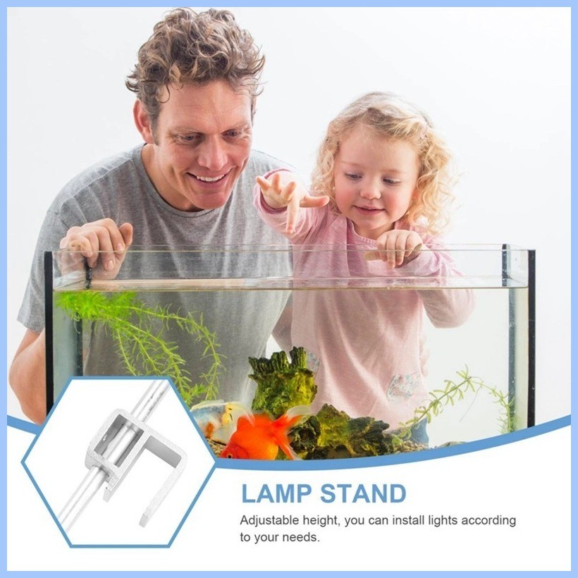 Adjustable Tank Mounting Bracket Universal Fish Tank Light Stand Light ...