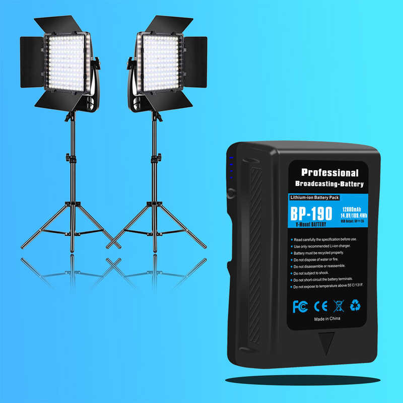 Bp-190 12800Mah V Mount V-Lock 190W Battery For Sony Video Camera ...