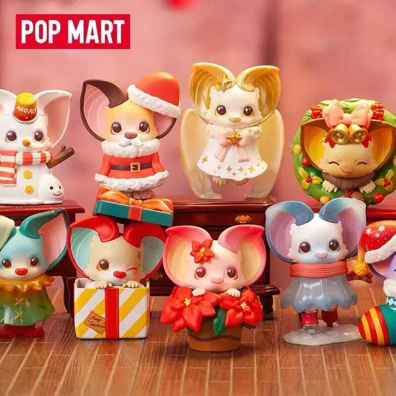 Yoki Popmart Christmas Series Bd Action Mystery Figure Caixas Resas ...