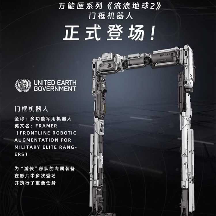 52Toys Universal Box Wandering Earth 2 Door Frame Robot Mobile Mech ...