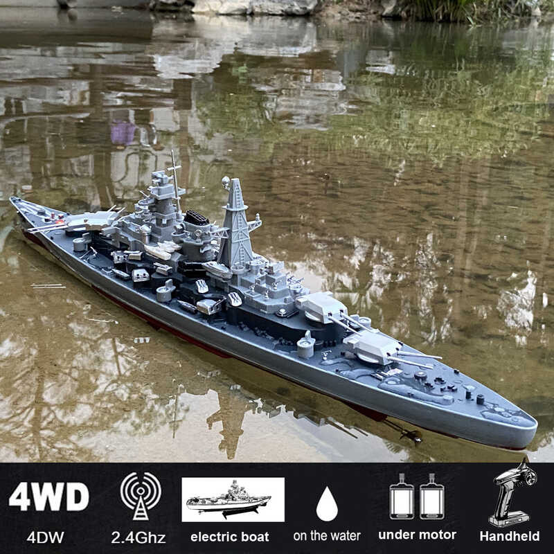 Scale 1:360 28" Inch Remote Controlled Warship Battleship Rc Ship 20 ...