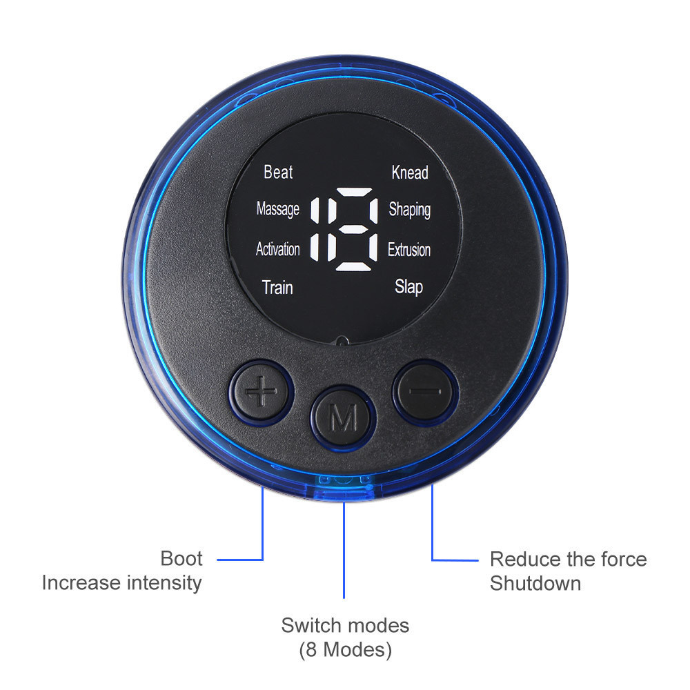 JBMBHC Body Massager Rechargeable Mini Electric Neck Massager LCD ...