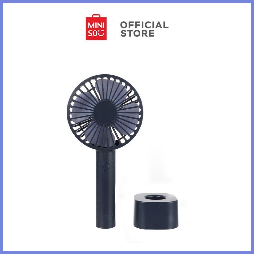 New MINISO 1200mAh Handheld Small Fan with Base | Shopee Philippines