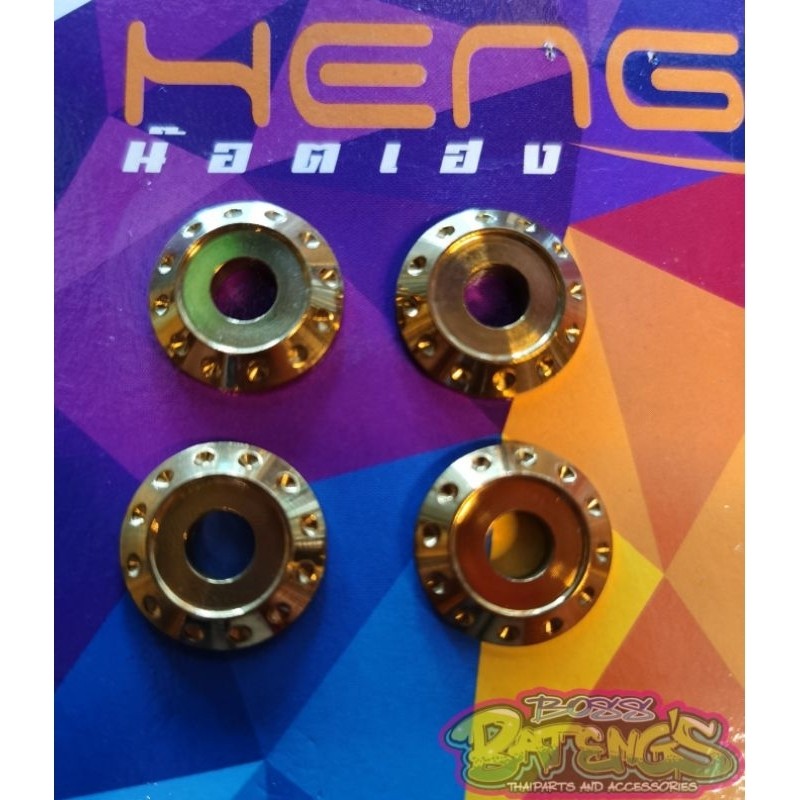 ☁ VISOR BOLT SET ( SOLD 4pcs) N-MAX V1-V2/AEROX V1-V2/ADV 150-160 (GOLD ...