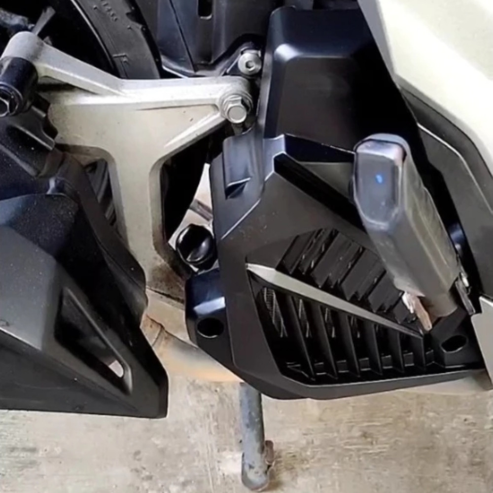 Honda Radiator Cover for Click 125i/150i/V2/V3 Game Changer Matte Black ...