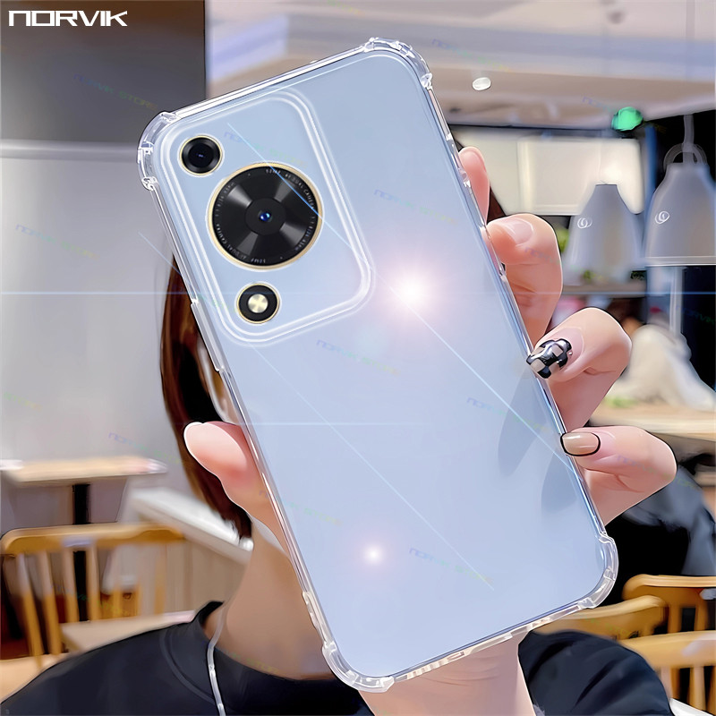[NORVIK] Transparent Soft Silicone TPU Casing Cover for Huawei Nova Y72 ...