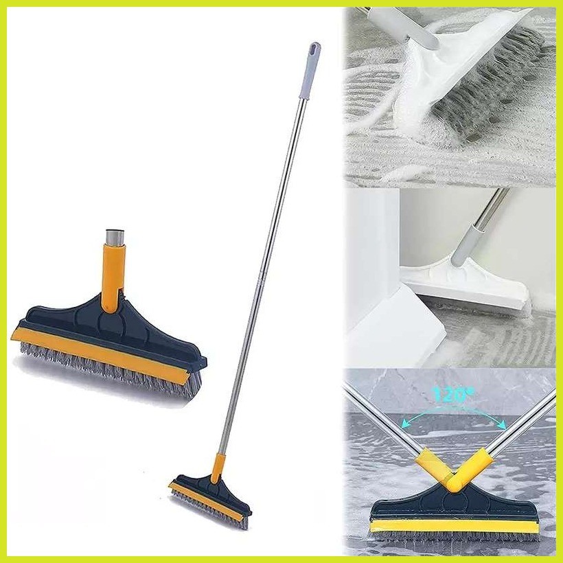 Floor Scrub Magic Broom with Long Handle 2 in 1 VShaped Cleaning Brush ...