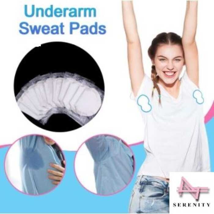 SERENITY 1 Pair Armpit Sheet Liner Dress Clothing Shield Disposable ...