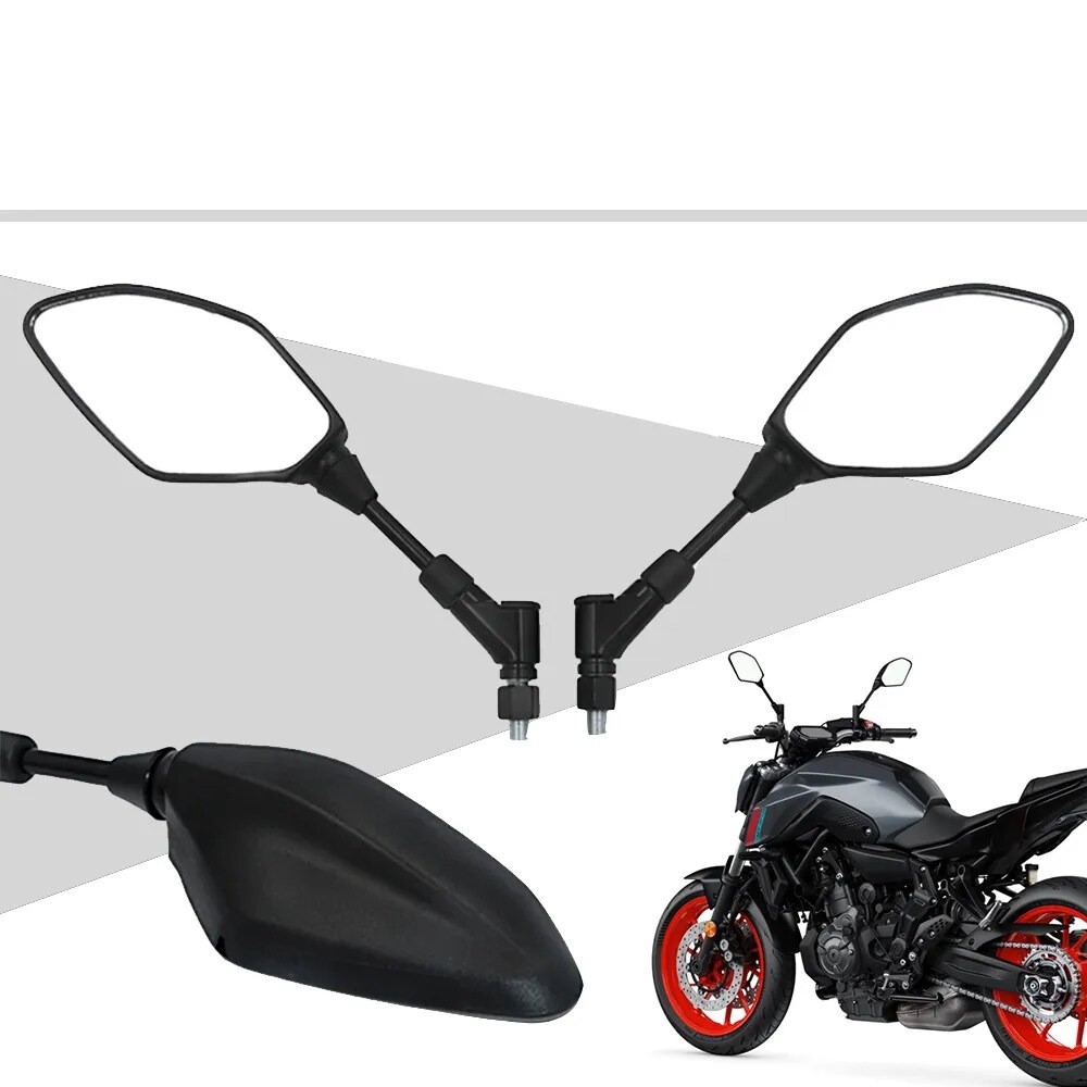 Rearview Mirrors For YAMAHA MT07 MT09 Tracer 900 9 GT Tenere 700 MT10 ...