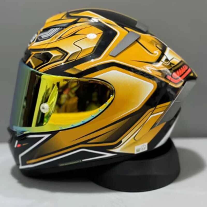 Face Motorcycle helmet Full X14 X-14 X-Spirit Aerodyne gold Riding ...