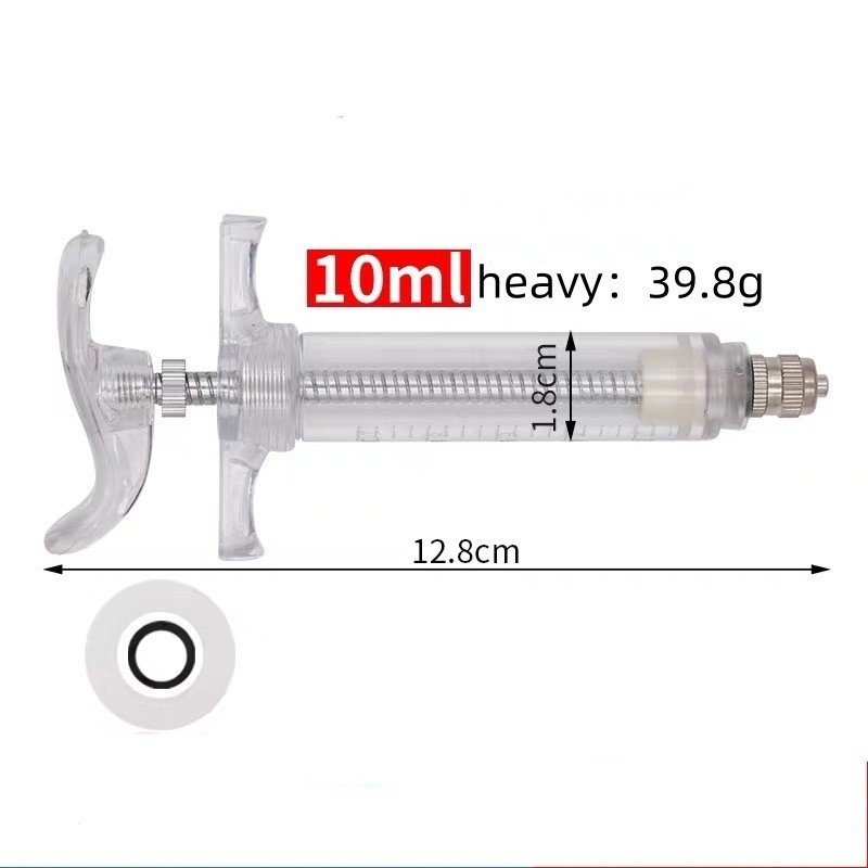 Syringe For Pig/ Fiberglass Syringe 10ML Injection For Pig+10 12 Gauge ...