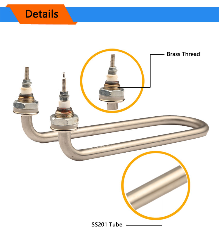 AZJ U Type Elbow Electric Heating Tube for Boiler/Immersion Water ...