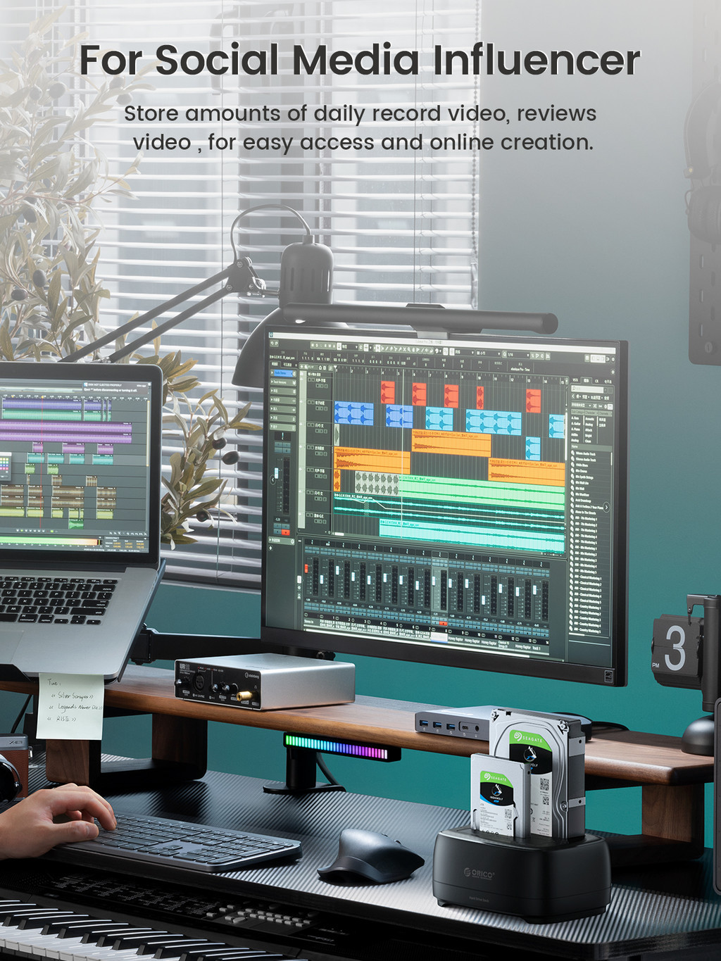 ORICO Dual Bay HDD Docking Station SATA to USB Offline Clone Adapter ...