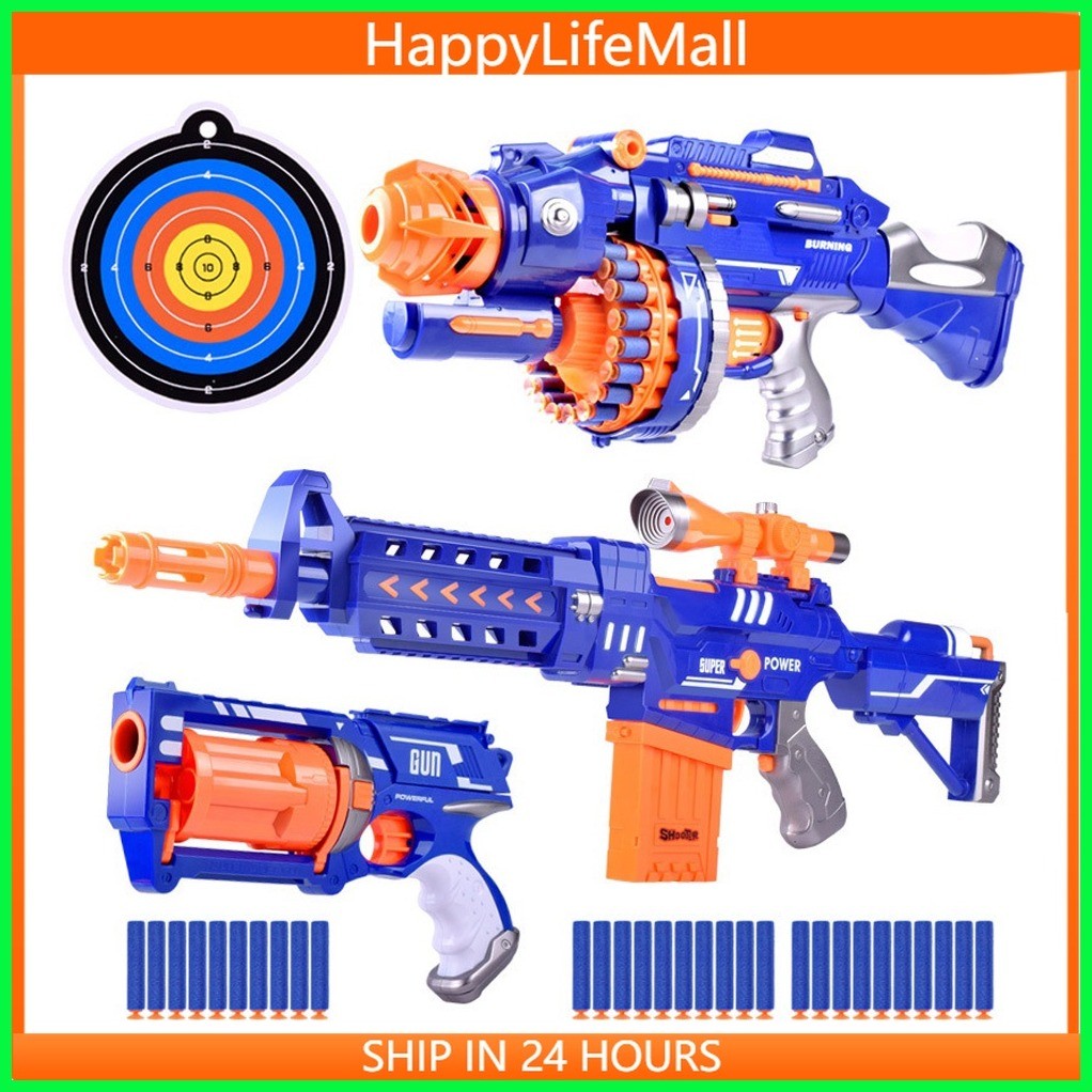 Toy Gun For Kids Electric Toy Gun pellet Toy Guns For Boys Soft Bullets ...