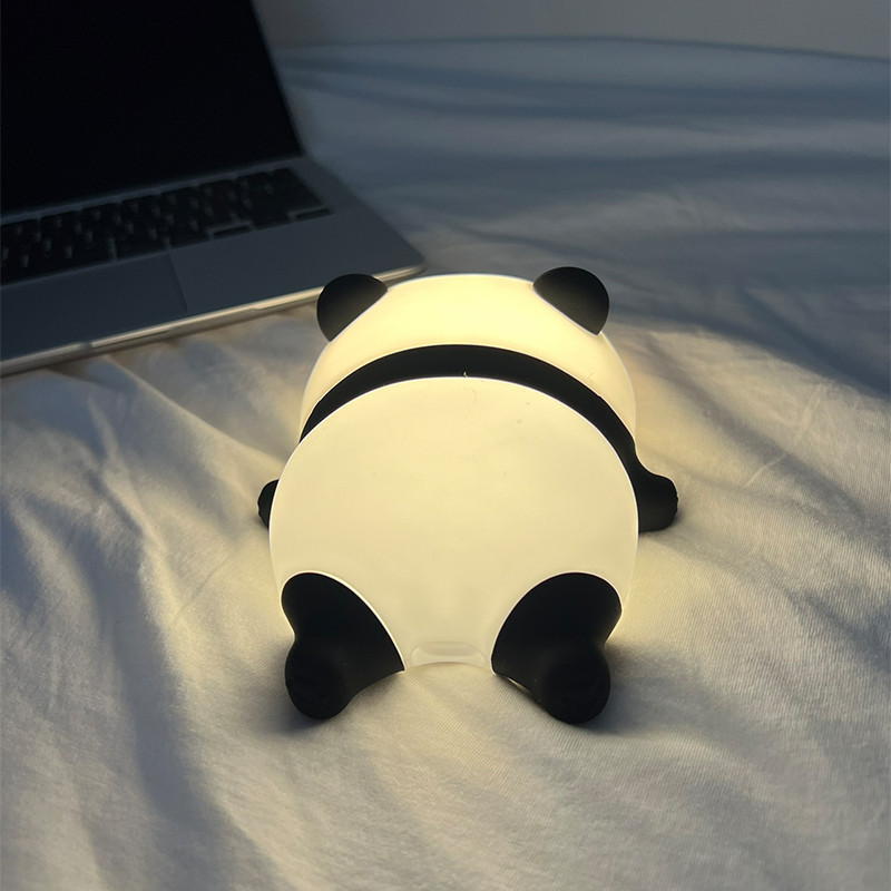 Panda Night Light Desktop Table Lamp Sleeping Baby Home Lighting Kids ...
