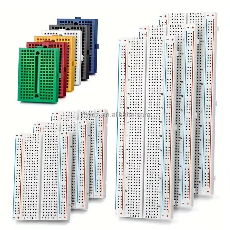 Solder Free Breadboard Kit -830/400/170 Mb-102 Points, Suitable For ...