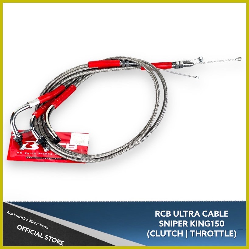 RCB ULTRA CABLE SET (Clutch and Throttle Cable Set) SNIPER KING150 V1 ...