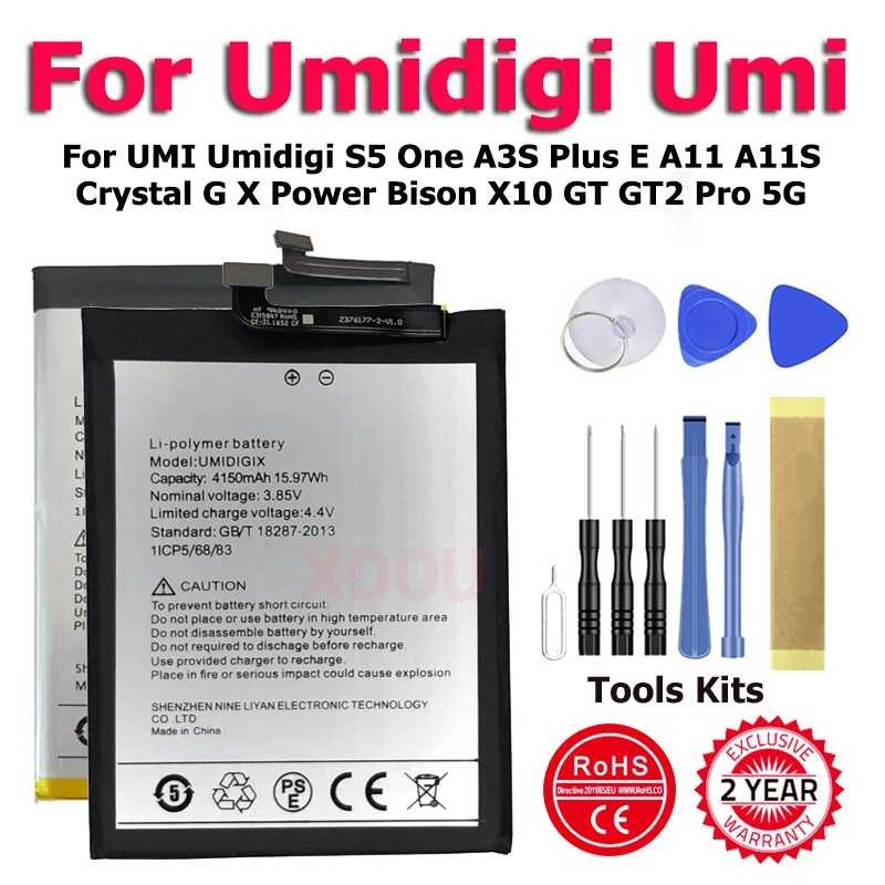 5 Battery For UMI Umidigi S5 One A3S Plus E A7 A11 A11S Crystal G X ...