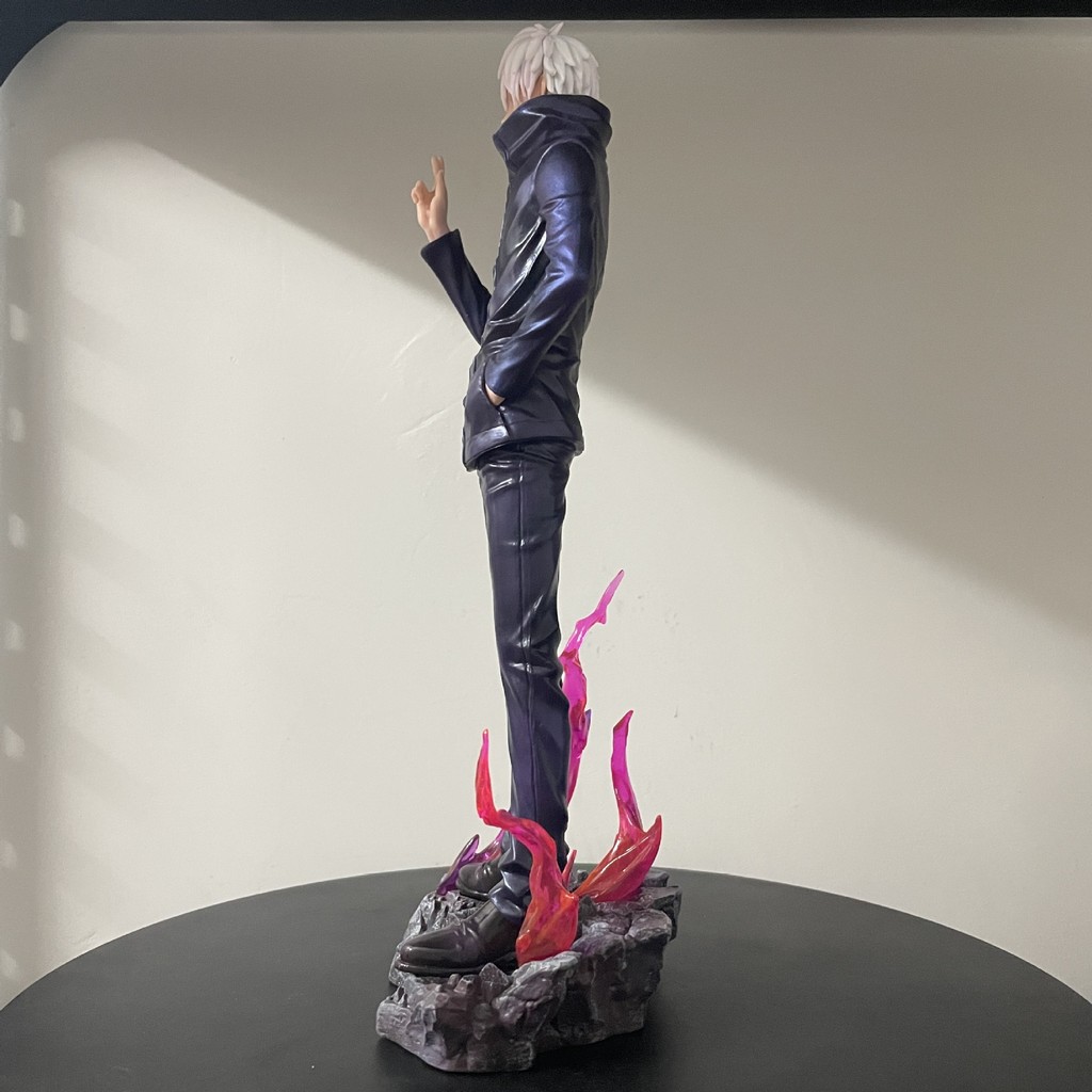 33cm Jujutsu Kaisen Gojo Satoru Standing Posture Two Face Replaced High ...