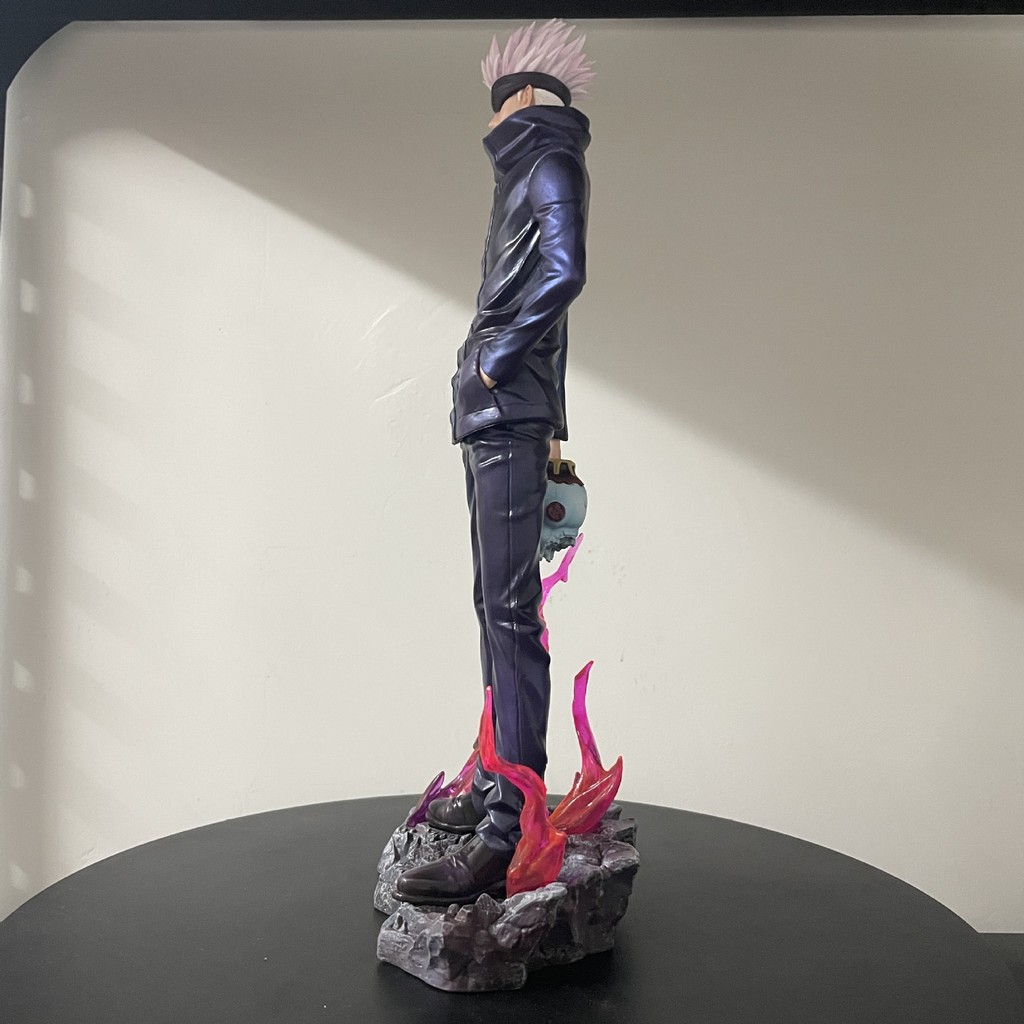 33cm Jujutsu Kaisen Gojo Satoru Standing Posture Two Face Replaced High ...