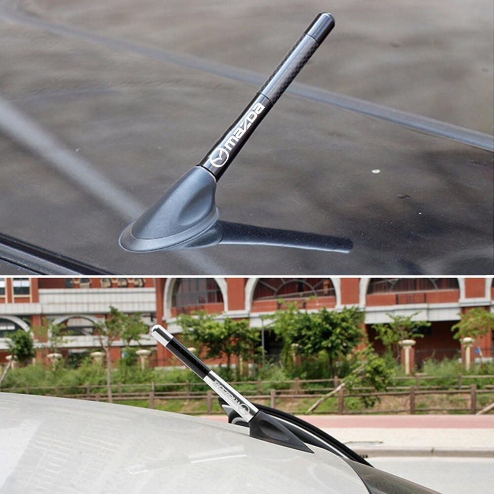 Roof Antenna Carbon Fiber Radio Antenna Suitable for Mazda 2 3 6 Atenza ...