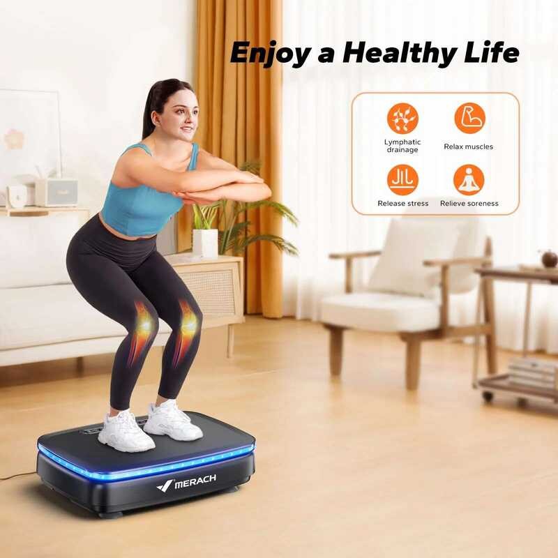 MERACH 7dd 6d3 Exercise hine with Light Whole Body Workout Power ...