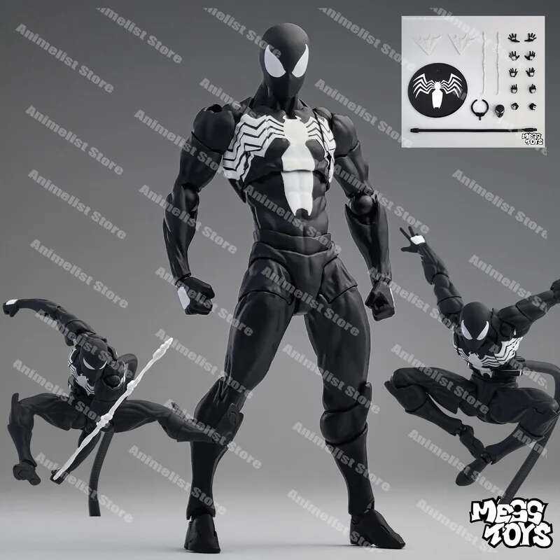 Toys Ct Spider Figure Black Suit Neighbor Symbiote Red Spider Action ...