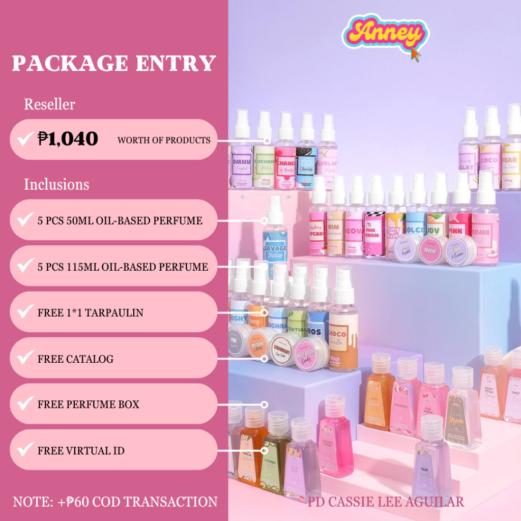 Anney Perfume Series | Reseller Combo Package | Shopee Philippines