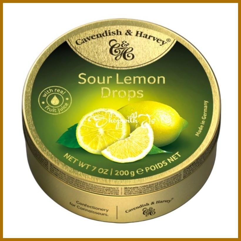 Cavendish & Harvey Sour Lemon Drops Candy, 200g | Shopee Philippines
