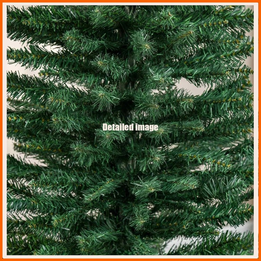 Slim Christmas Tree Metal Stand Pine needle tree White christmas tree ...