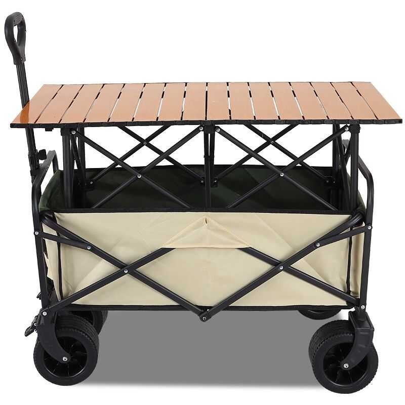 German lift camping cart camping trailer outdoor foldable oversized ...