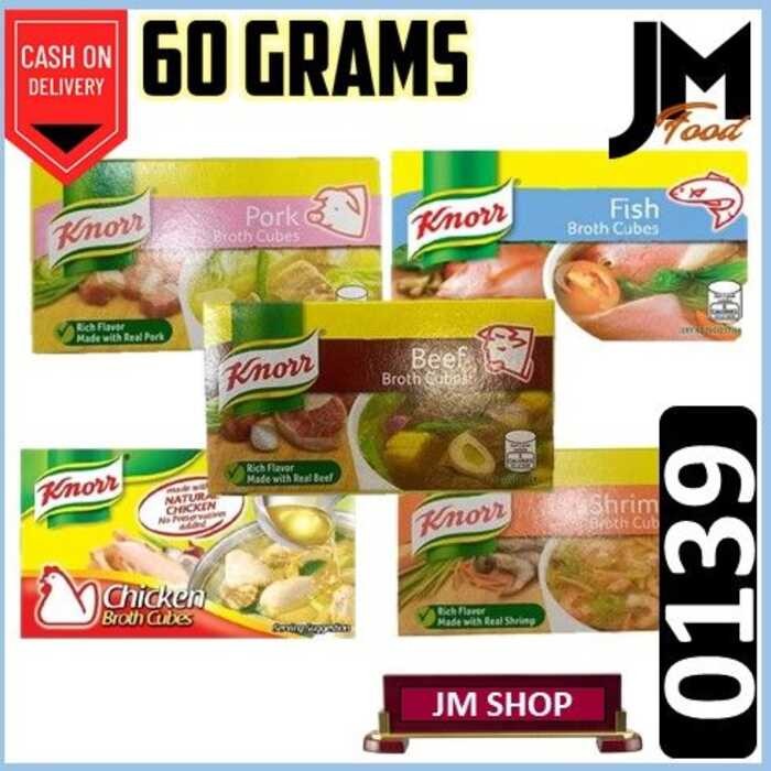 JM Fg-0139 | JM Foods | Knorr Cubes Single 60G | Shrimp | Pork | Chicken | Beef | Shopee Philippines