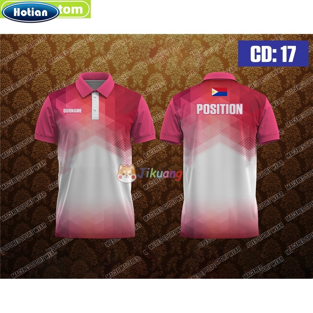 【FREE CUSTOM 】FULL SUBLIMATION GENDER NEUTRAL POLO TSHIRT FOR MEN WOMEN ...