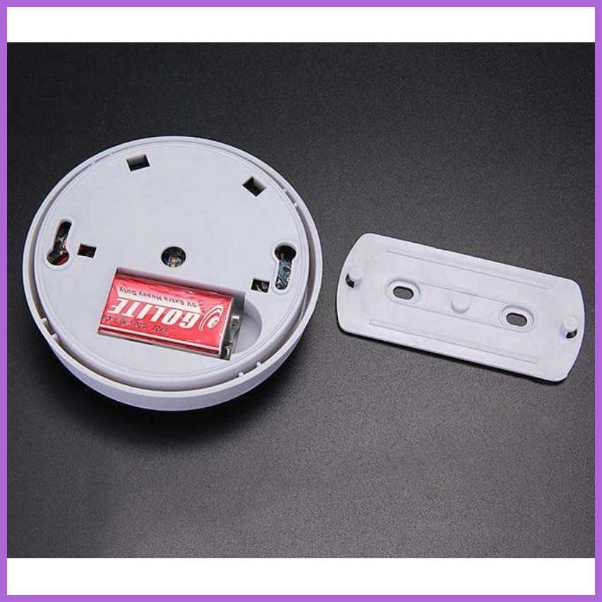 ۩ Smoke Detector Fire Alarm Indoor Security System 9V, Wireless Smoke ...