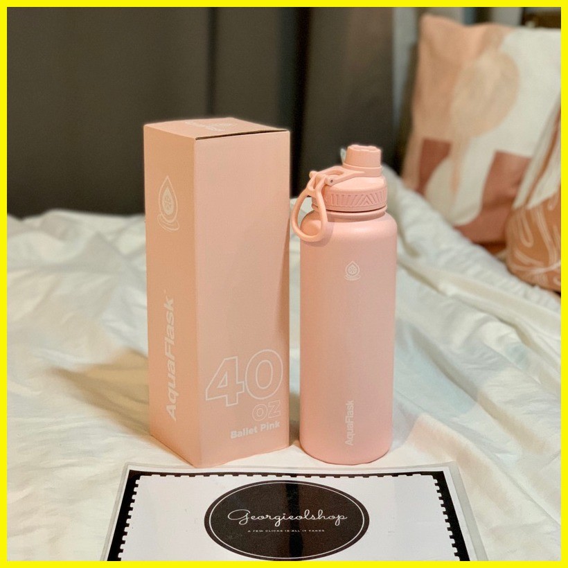 ☪ ☸ ON HAND️ AQUAFLASK - Ballet Pink & Powder Blue (18oz/22oz/32oz/40oz ...