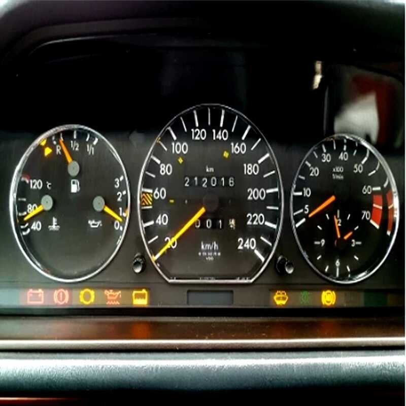 Gauge Speedometer Dial - Bezel Trim Rings Para Sa Mercedes Benz W124 ...