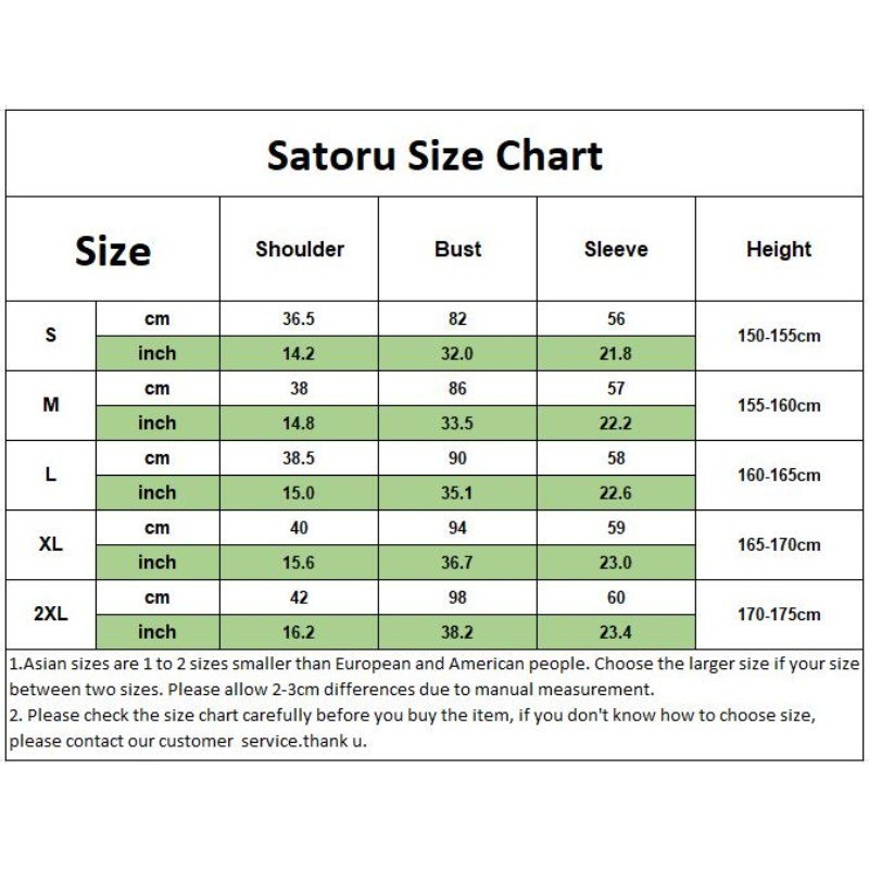 Anime Jujutsu Kaisen Gojo Satoru Cosplay Female Uniform Halloween ...