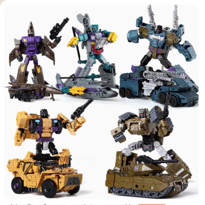 5C Child Star Transformation: Fearless Hybrid Guardian Five Body Robot ...