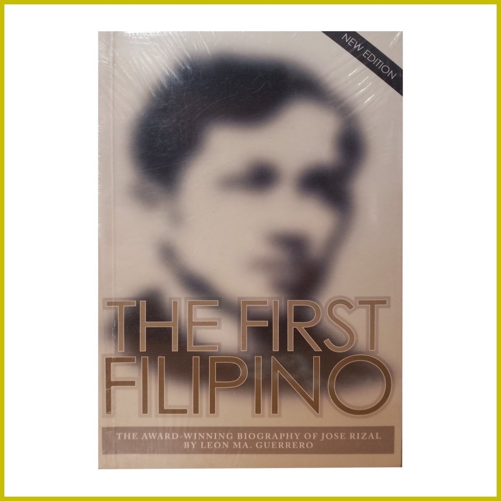 ♀ First Filipino by Leon Ma. Guerrero (Old Cover) | Shopee Philippines