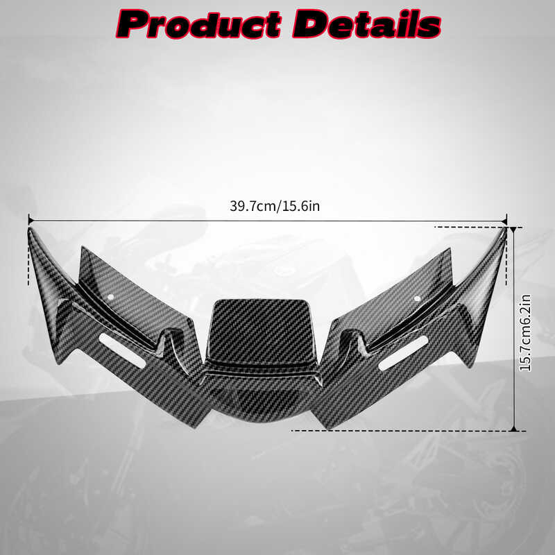 Sa Para Yamaha R15 V4 2022 Front Panel Winglet Fairing Wing Cover ...