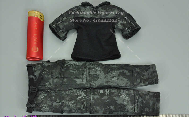 1/6 Male Soldier Jacket Pants Armored Suit Jungle Camouflage Uniform ...