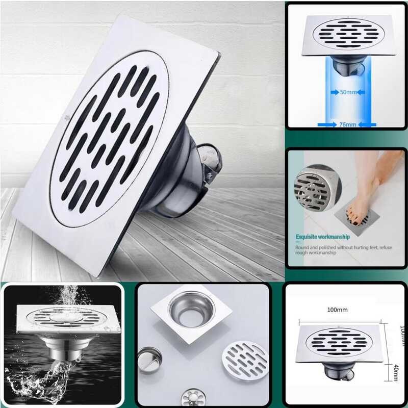 Floor Drain Preventer Anti Odor Backflow With Cover Mz-397 | Shopee ...
