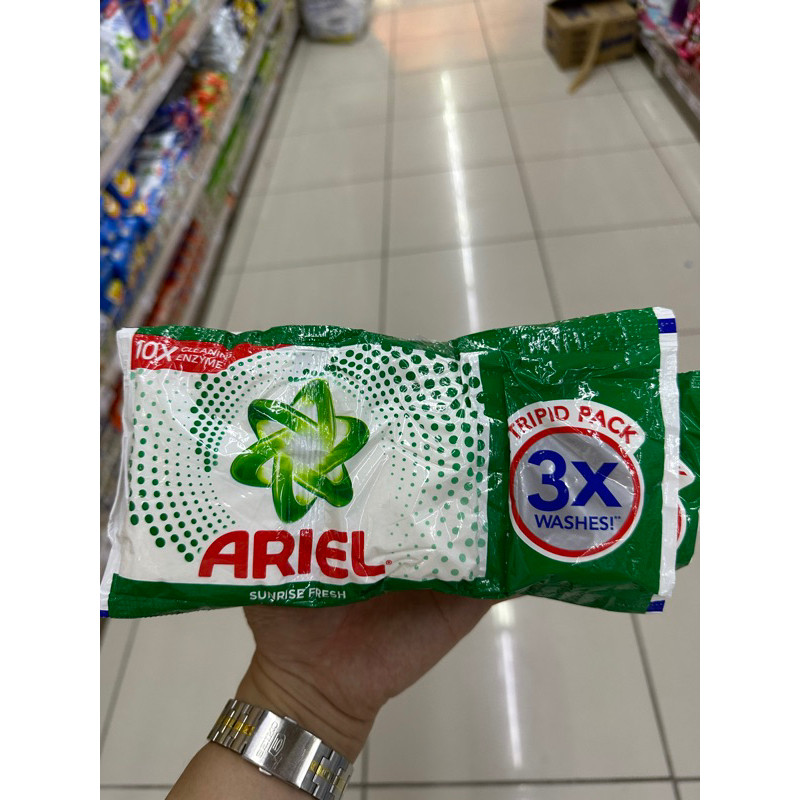 Ariel Detergent Powder Sunrise Fresh 90g x 6 sachets | Shopee Philippines