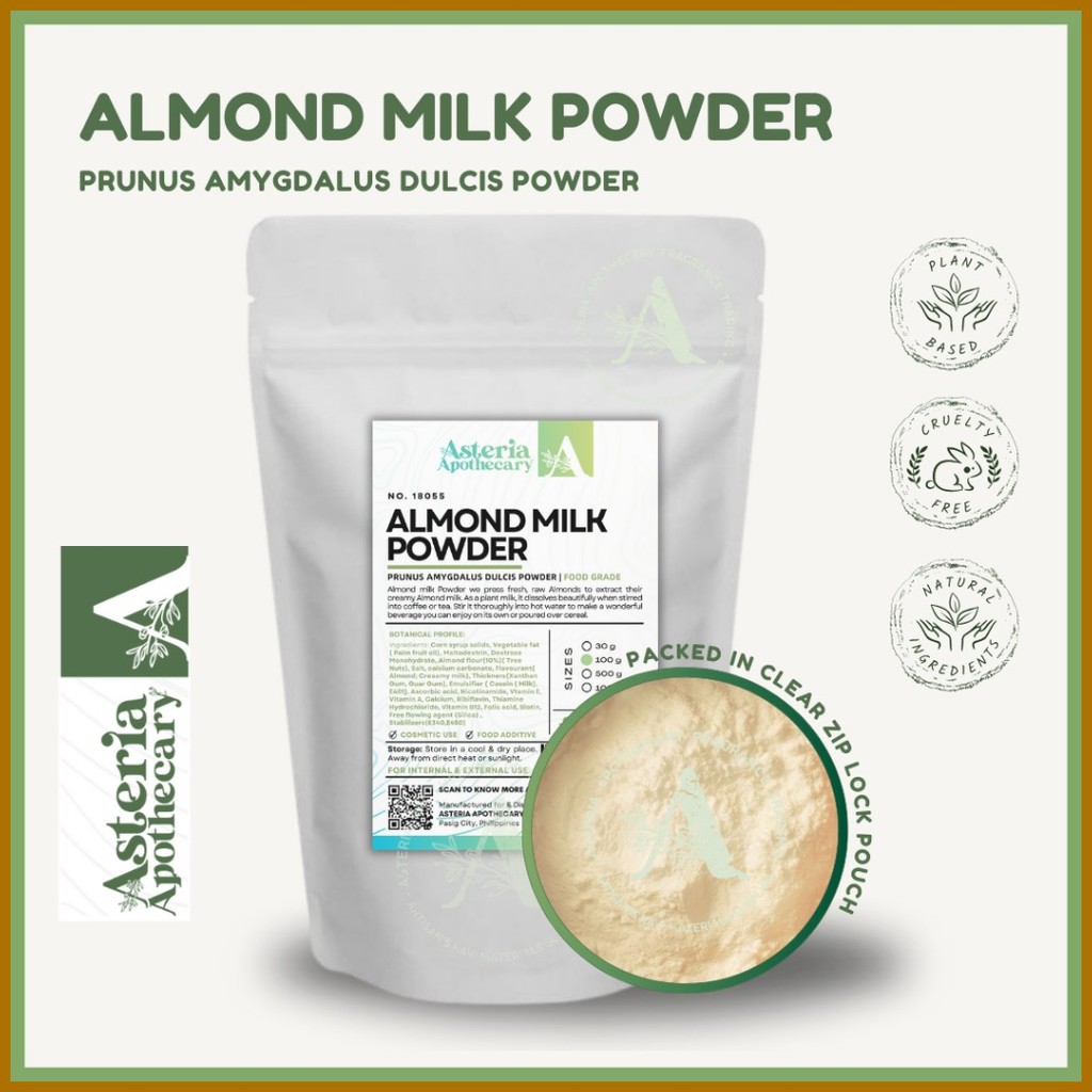 Almond Milk Powder 30g & 100g - Asteria Apothecary | Shopee Philippines