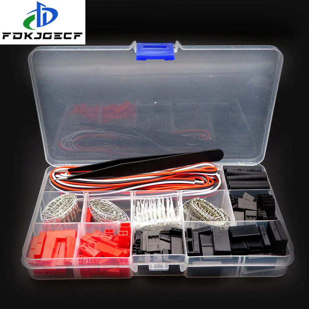 25 Sets Servo Connector Kits Servo Plug Male/Female Connector Crimp Pin ...