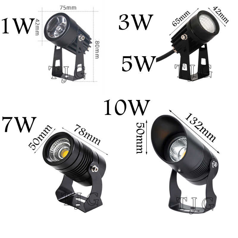 12V Lawn 110V 220V Landscape Spot Light Ip65 Pinalamang Liwanag Ng 3W 5W 7W 10W Garden Lamp ...