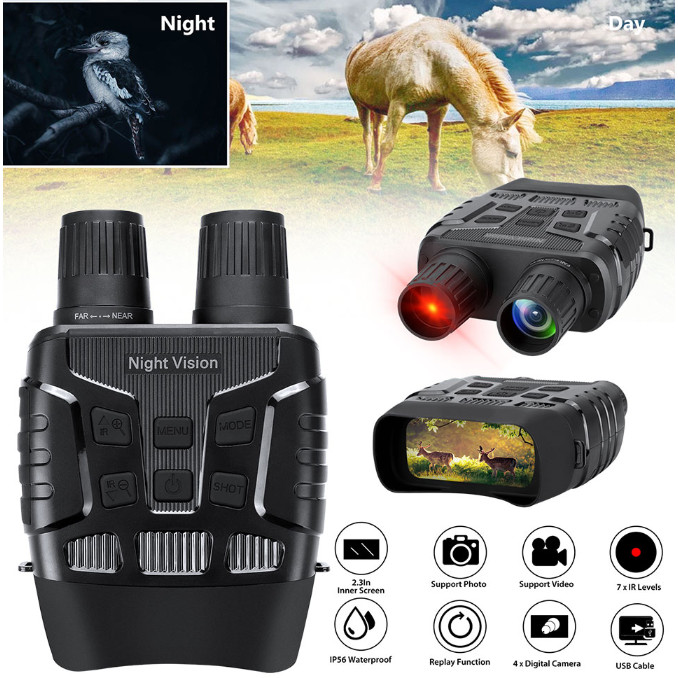 in stock HD 4x Digital Night Vision Infrared Hunting Binocular Scope IR ...